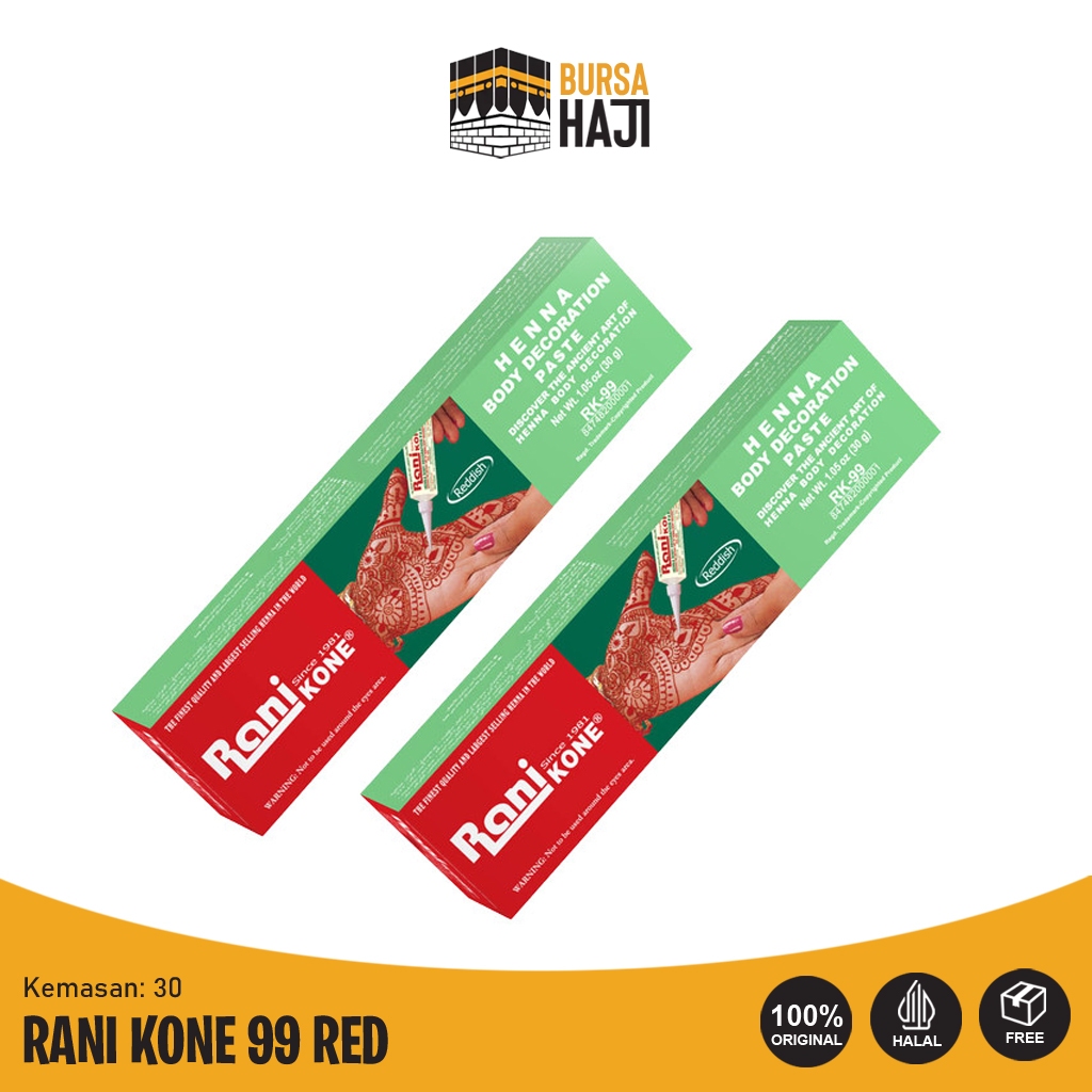 Jual Henna Rani Kone Seri Lengkap Hena Dekorasi Tangan Untuk Pernikahan Halal Sah Sholat Henna ...