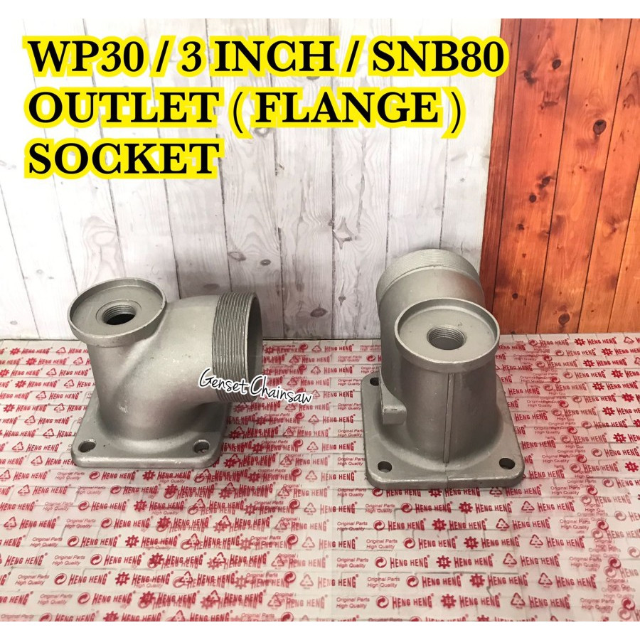 Jual SNB80 Water Outlet Socket 3Inch Pompa Alkon Wp30 Rumah Soket Drat ...