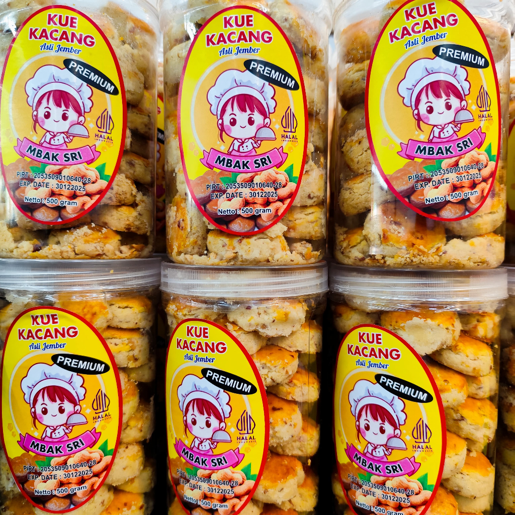 Jual KUE KACANG PREMIUM 500GR MBAK SRI | Shopee Indonesia