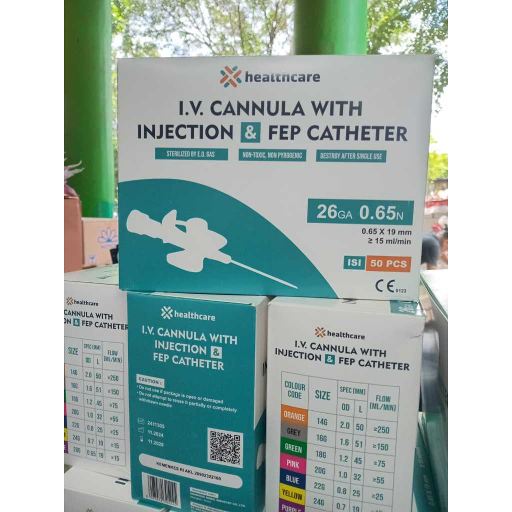 Jual Abocath With Injection no 26 / IV Catheter Port plus 26g ...