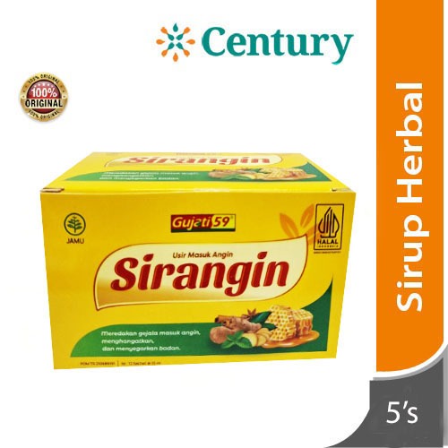 Jual GUJATI 59 SIRANGIN 15ML ISI 5 SASCHEET / MASUK ANGIN / DAYA TAHAN ...