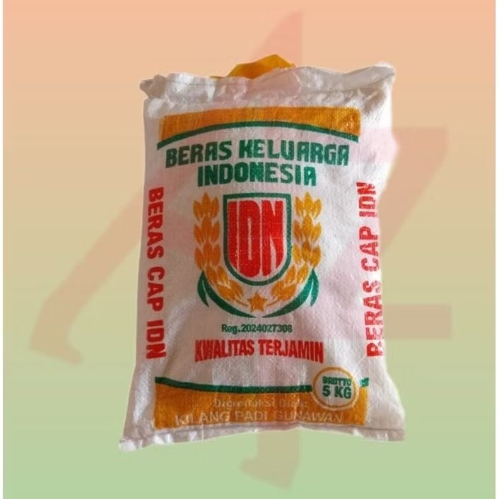 Jual Beras Murah dan Pulen kemasan 5 KG cap IDN | Shopee Indonesia