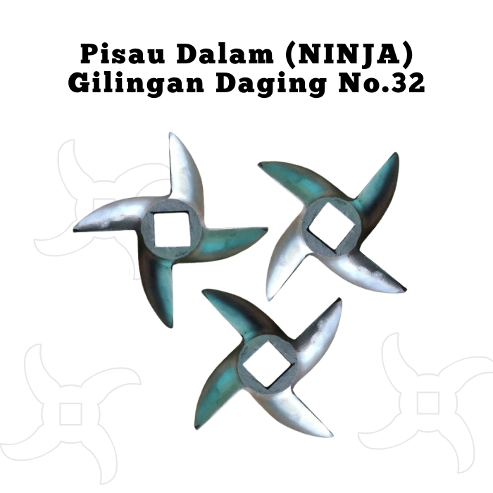 Jual Pisau Dalam Ninja Mesin Giling Daging No.32 | Shopee Indonesia