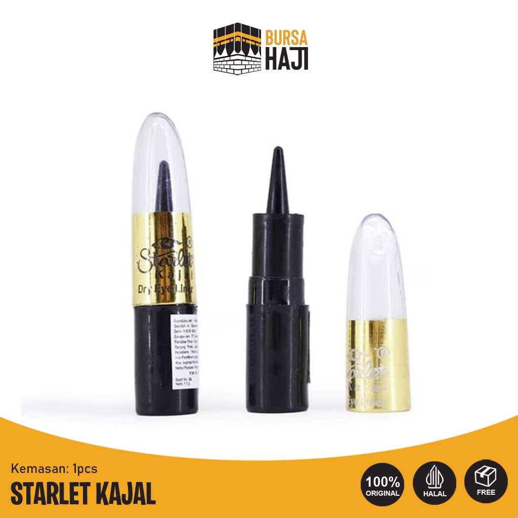 Jual Celak Mata Herbal Starlet Kajal Asli Pakistan Aman Sensasi Mint ...