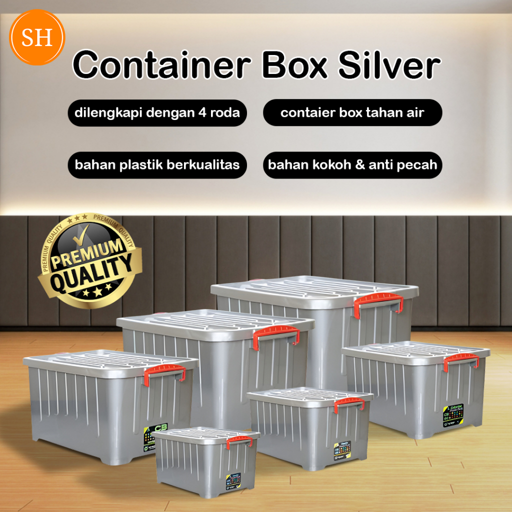 Jual Container Box 30L 45L 60L 90L 140L 180L / Bahan Plastik Berkualitas / Tebal / Super Kokoh ...