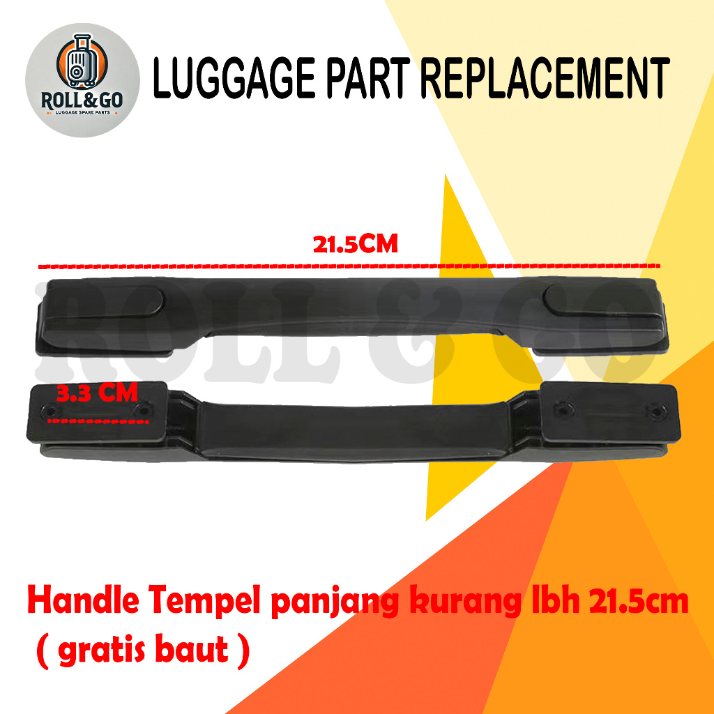 Jual Handle Koper | Gagang Koper | Bahan Karet | Free Baut/Sekrup ...