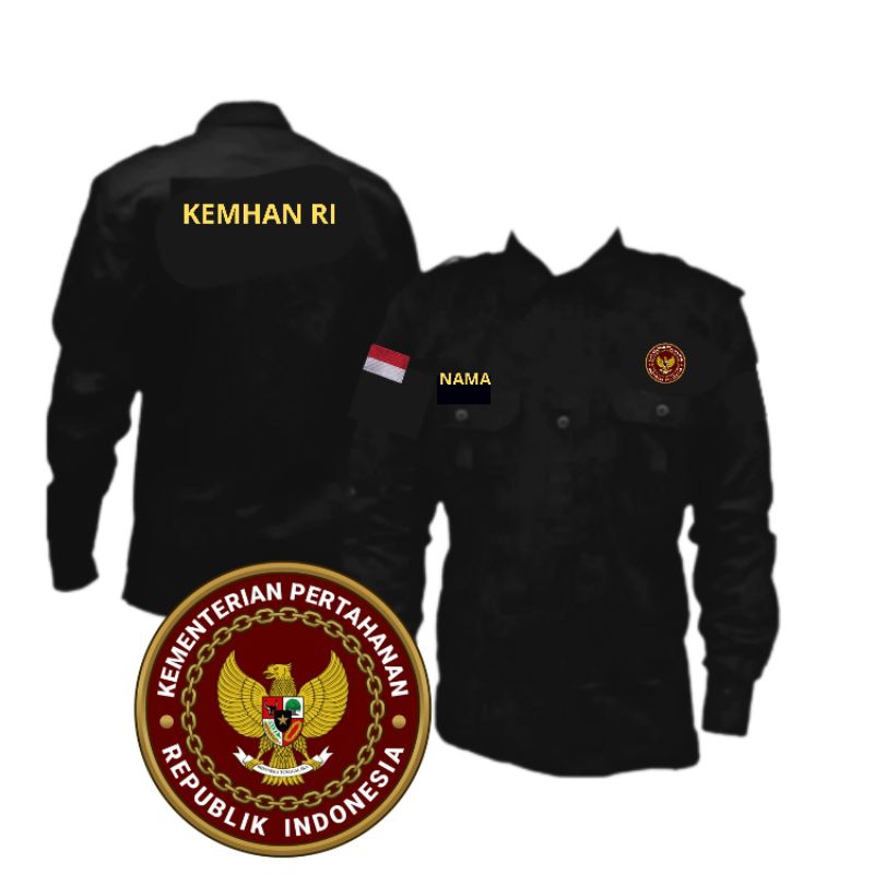 Jual Kemeja Kemhan/seragam kemhan /pdh kemhan | Shopee Indonesia
