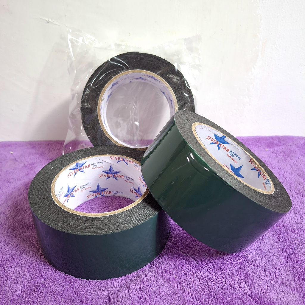 Jual Isolasi Double Tape FOAM SEVEN STAR uk 2 inc 48mm x 5 Meter ...