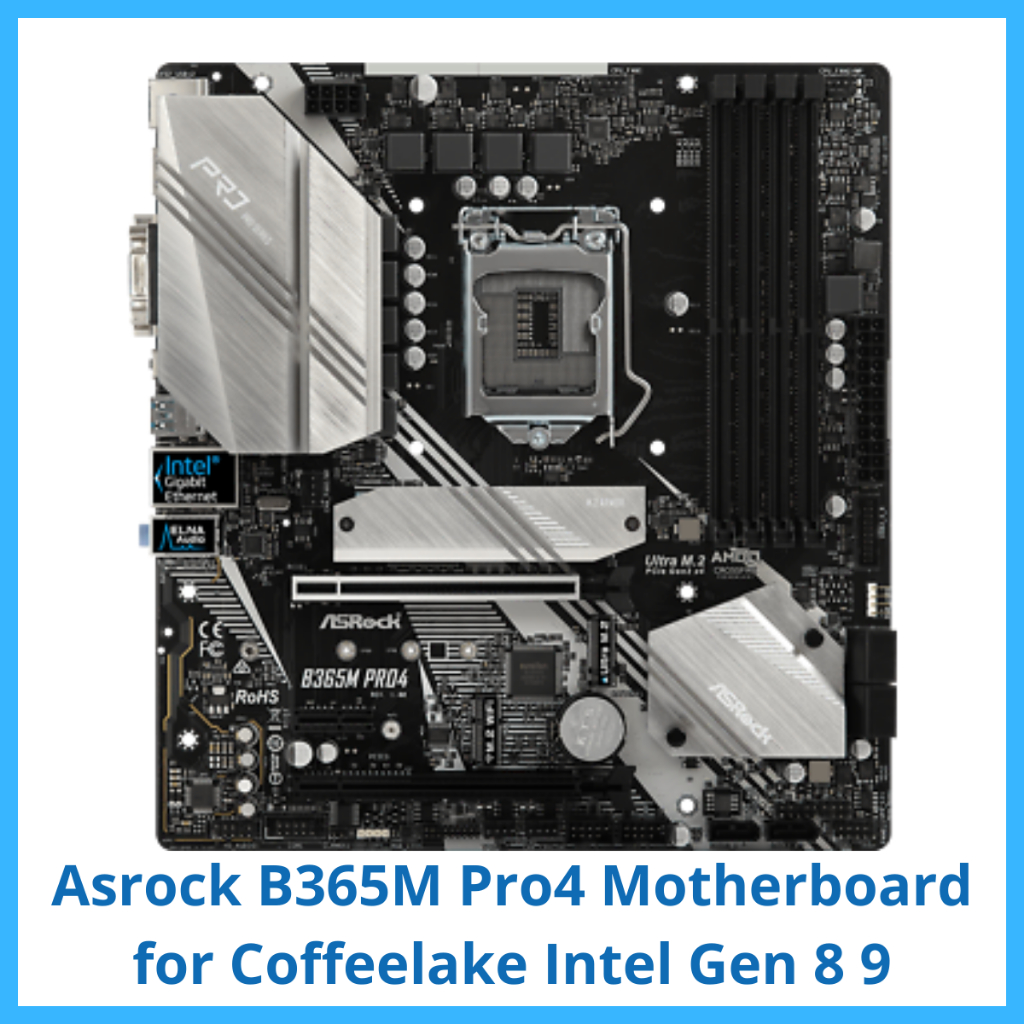 Jual Asrock B365M Pro4 Motherboard for Coffee lake Intel GEN 8 GEN 9 ...
