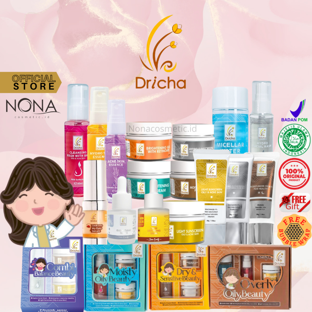 Jual [READY] DRICHA SKINCARE - BRIGHTENING GEL - LIGHT SUNSCREEN DRICHA ...