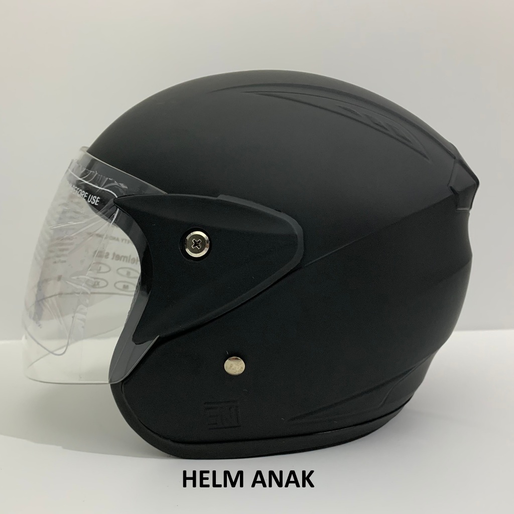 Jual Helm Anak (ANAK) NV-1 Kop - 1 Kaca Helm SNI Kaca Clear Helem Kids ...