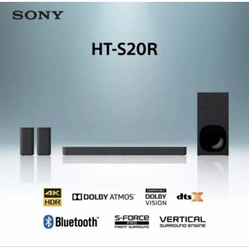 Jual SONY SOUNDBAR HOME THEATER SYSTEM 5.1ch HT-S20R | Shopee Indonesia