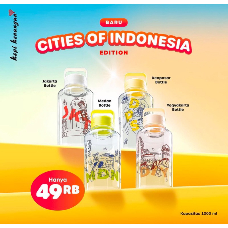 Jual tumbler Kopi Kenangan | Botol minum Kopken | Shopee Indonesia