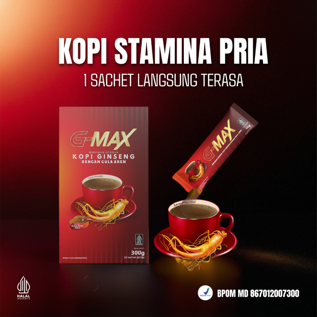 Jual Kopi G Max Kuat Tahan Lama 100% Original Penambah Stamina Pria ...
