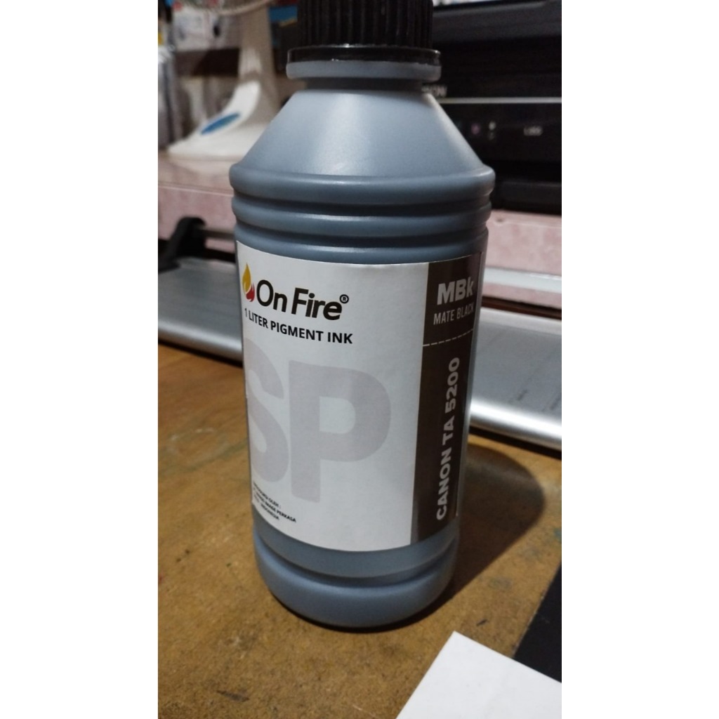 Jual Tinta Onfire Canon Plotter 1 Liter TA Series TC Series Pigment ...
