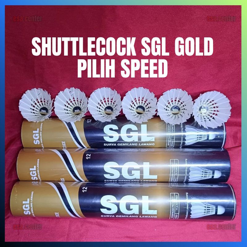 Jual SGL Shuttlecock Cock Raket Badminton SGL GOLD / Kock Bulutangkis ...