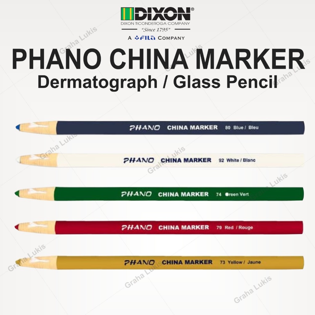Jual Dixon Phano China Marker / Dermatograph / Glass Pencil / Pensil ...