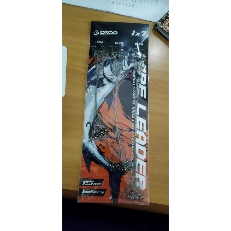 Jual leader wire daido isi 12 rangkaiaan jadi untuk pancing laut neklin ...
