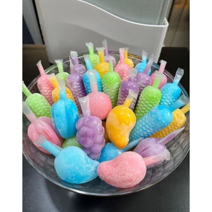 Jual PLASTIK BENTUK BUAH 100PC CAMPUR BUAH CAMPUR 100PC / KEMASAN ES ...