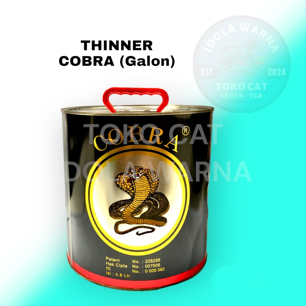 Jual Thinner COBRA Hitam - High Gloss Galon (5 Liter) | Shopee Indonesia