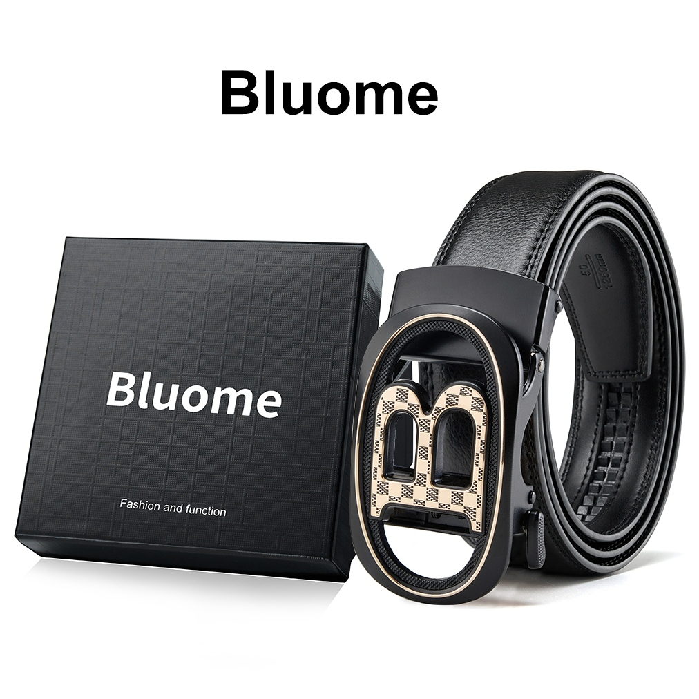 Jual Bluome Sabuk Pria Keren Tali Ikat Pinggang Gesper Kulit Sapi Asli ...