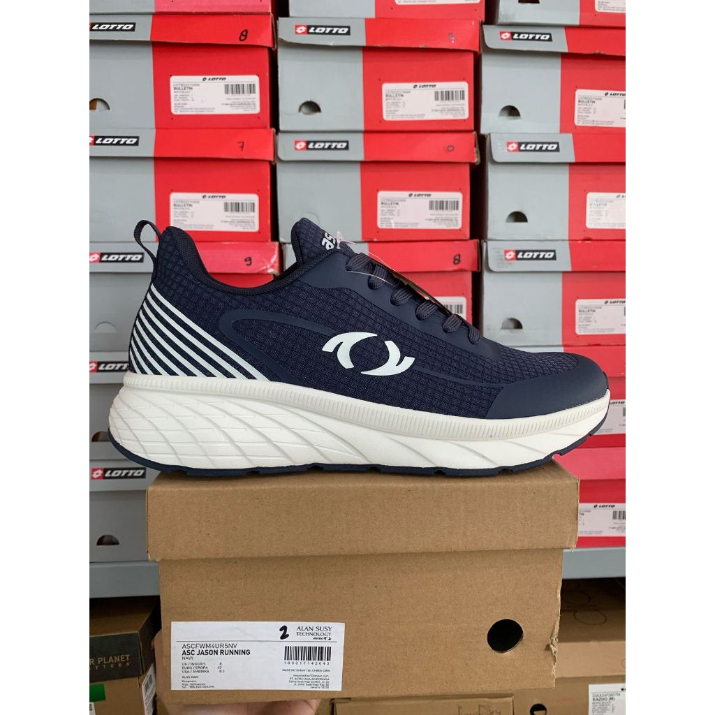 Jual Astec Jason Running Navy Men Shoes Original | Shopee Indonesia