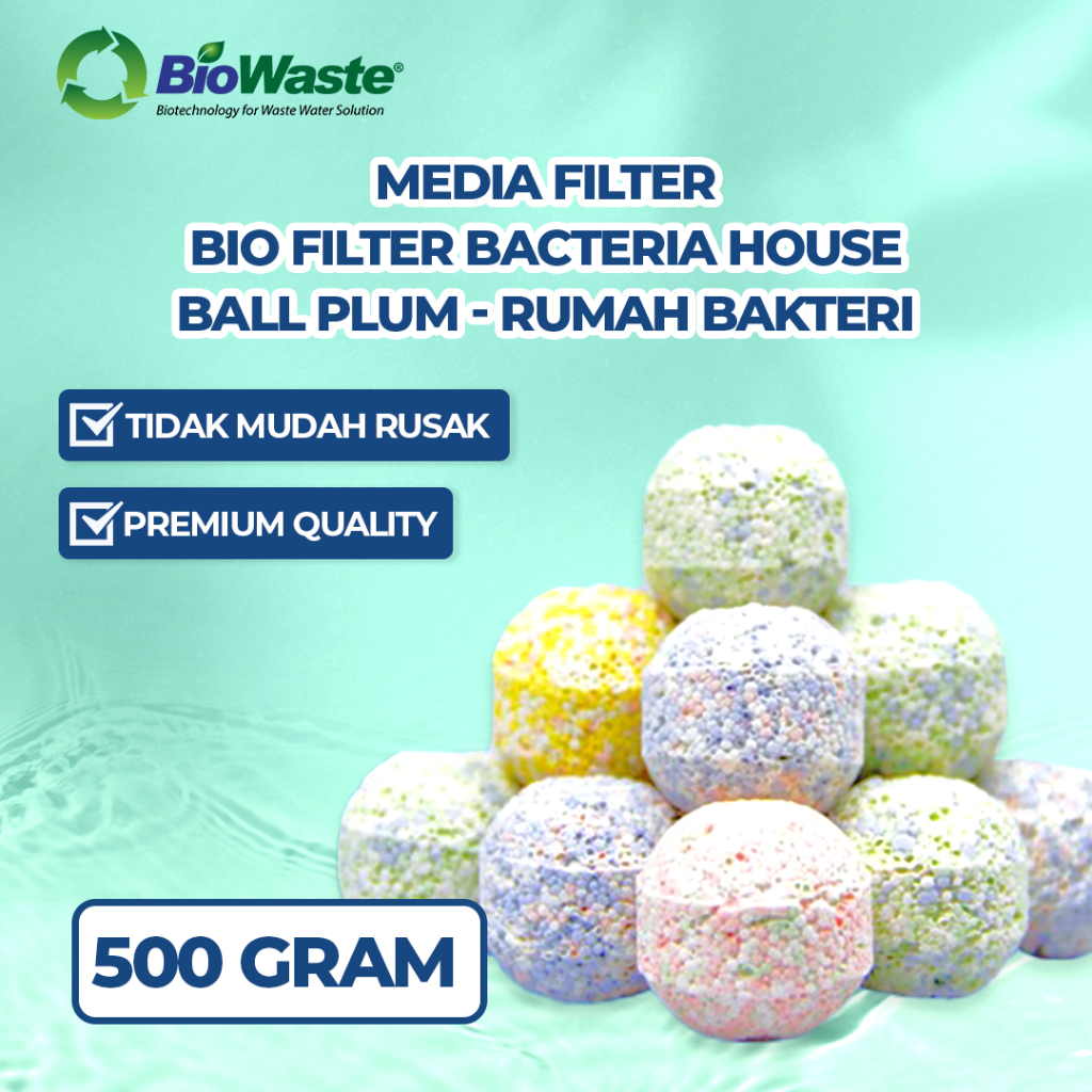 Jual Fishco Media Bio Filter Bacteria House Ball Plum - Rumah Bakteri ...