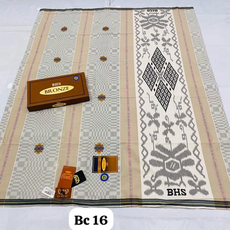Jual Sarung BHS Classic Songket timbul Bronze ORIGINAL BHS (COD/KIRIM ...