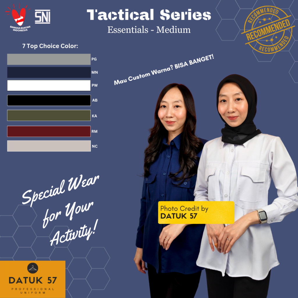Jual Original Essentials by Datuk 57 : Seragam Kemeja Atasan PDL ...