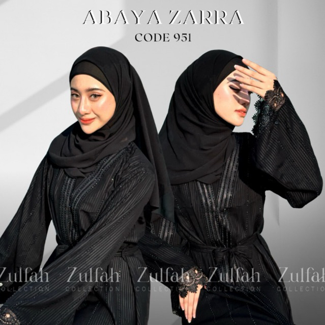 Jual ZARA Abaya Hitam Turkey Gamis Syari Muslimah Bahan Jetblack Hitam ...