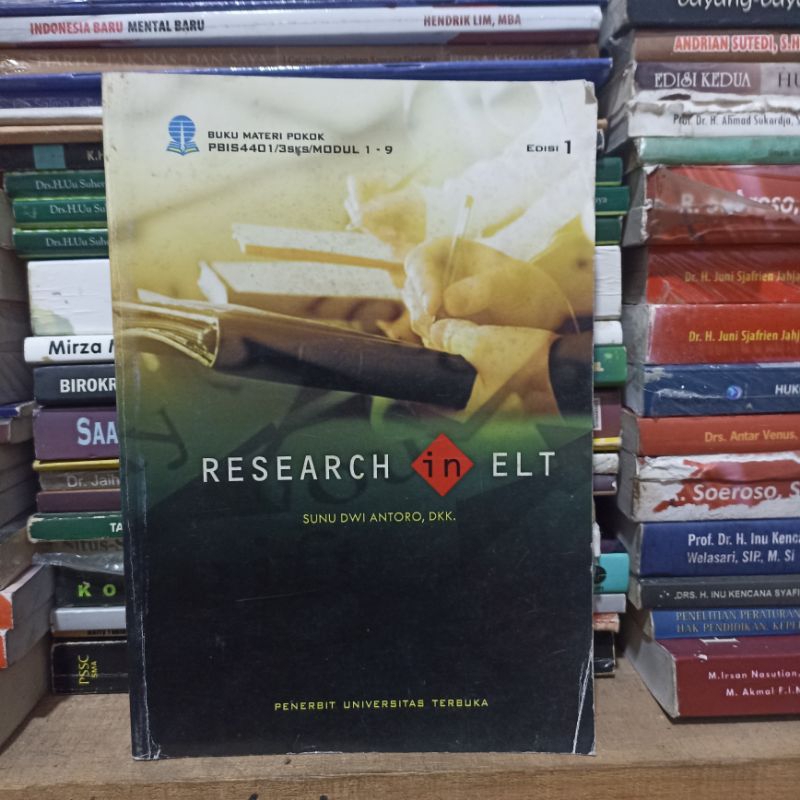 Jual Buku Materi Pokok Research in Elt | Shopee Indonesia
