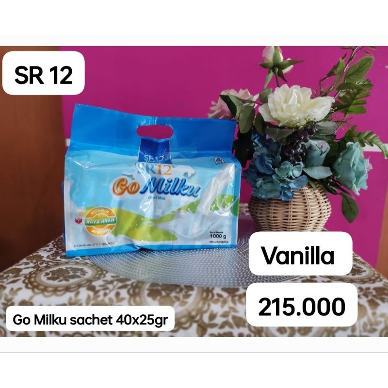 Jual SR12 go milku susu Etawa rasa Vanila | Shopee Indonesia