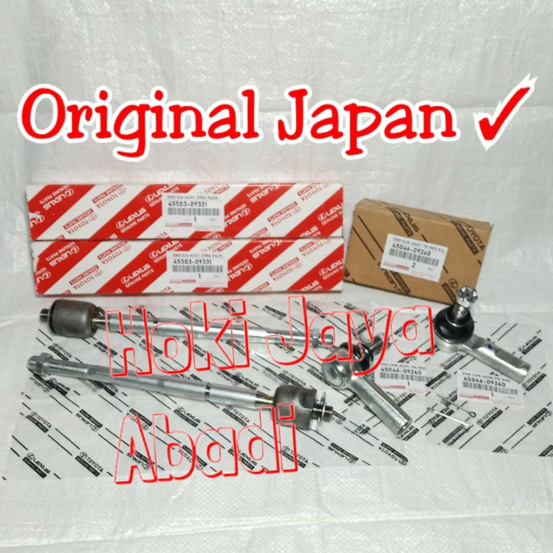 Jual Sepaket Rack end Long tie rod + Tie rod end Kijang Innova Inova ...