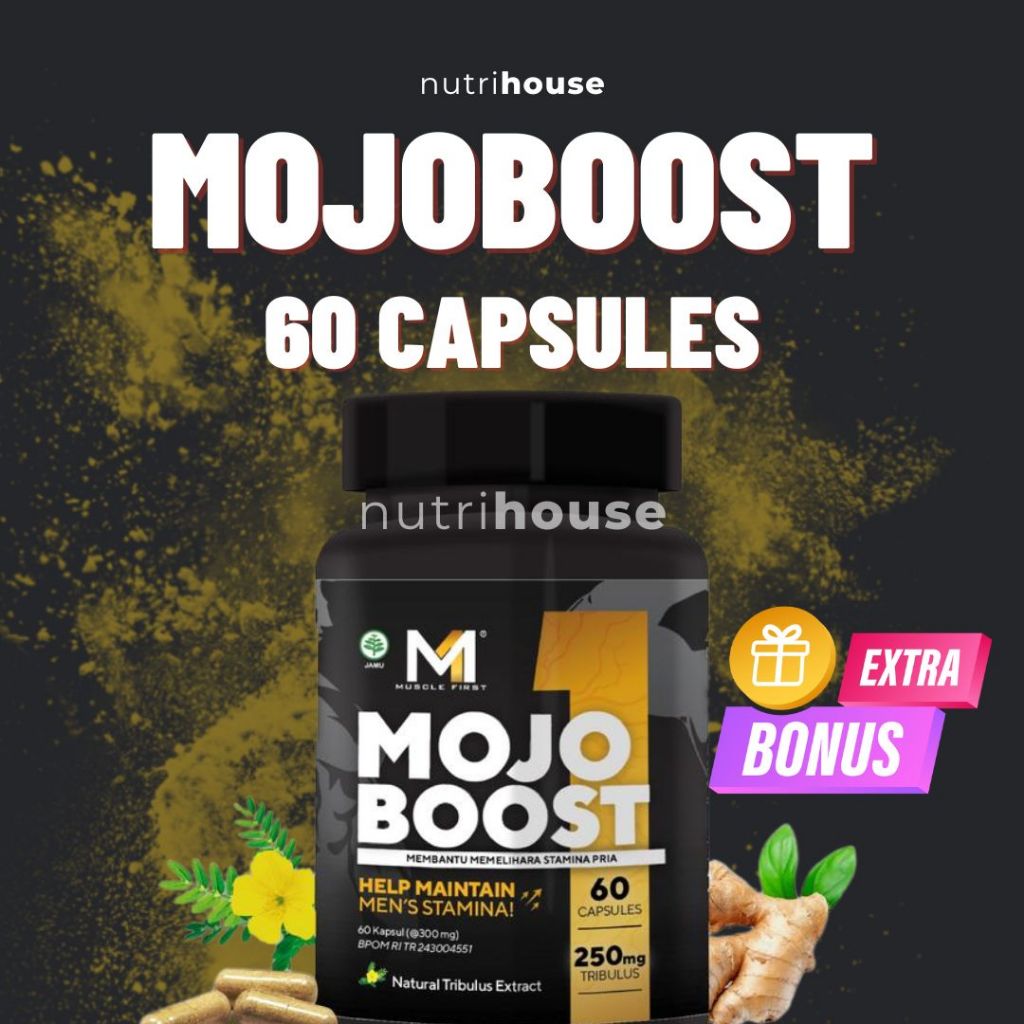 Jual M1 Mojoboost Muscle First Mojo Boost 60 Capsules - Testosterone ...