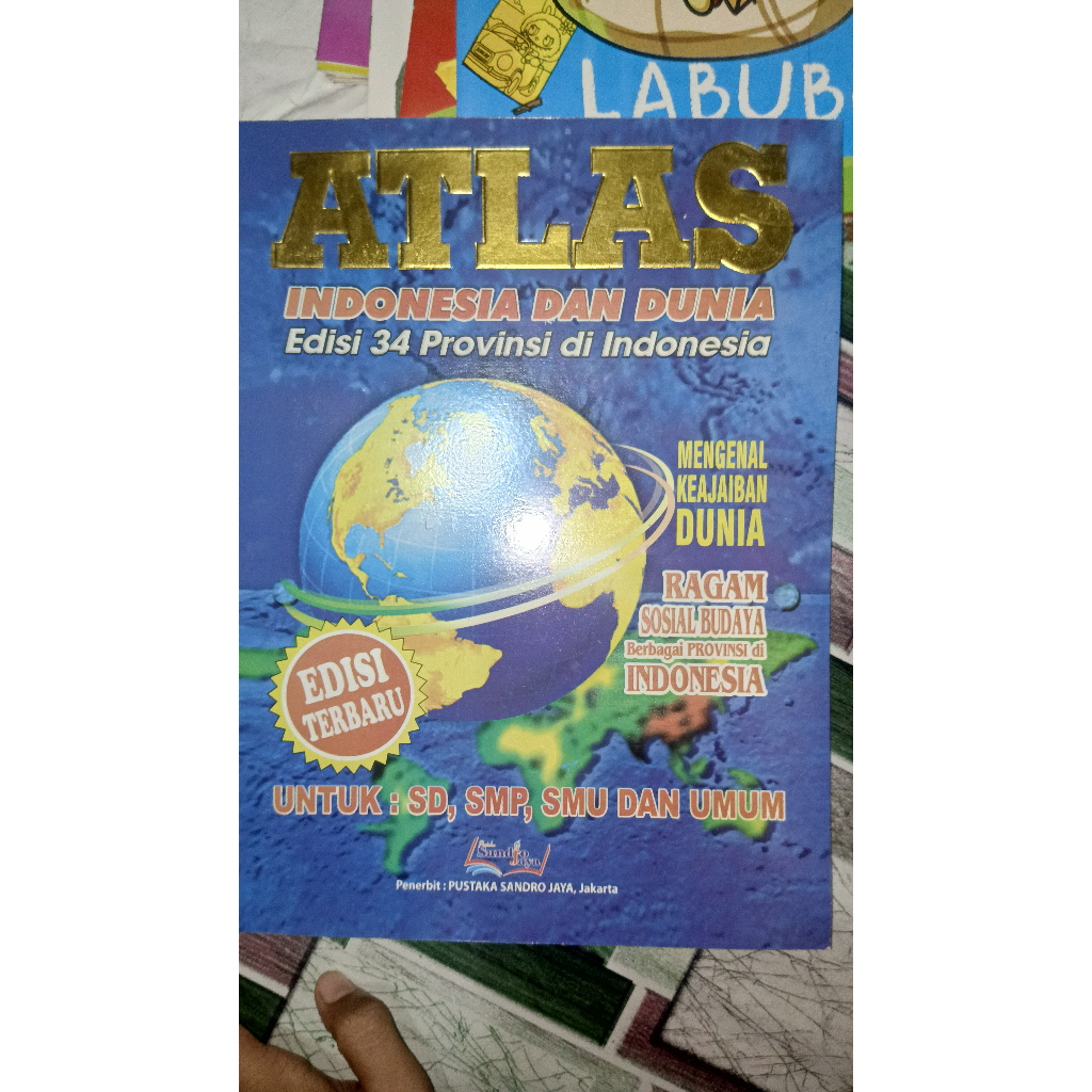 Jual Atlas Indonesia dan Dunia Edisi 34 Provinsi di Indonesia | Shopee ...