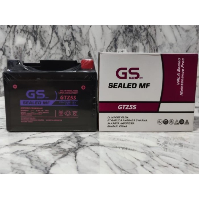 Jual Promo Paket ( 1 DUS ) Aki Motor Honda Beat GTZ5S Kering | Shopee Indonesia