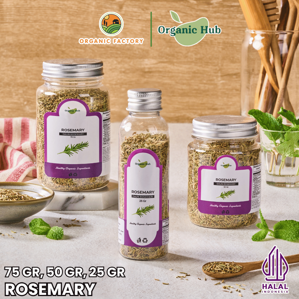 Jual Organic Hub Rosemary Premium Quality 100% Murni Organik Rempah ...