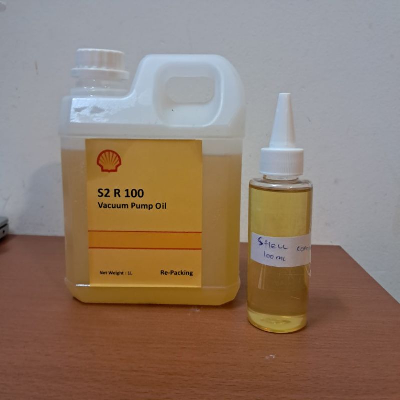 Jual Shell S2 R vacum pump oil kemasan repack 100ml | Shopee Indonesia