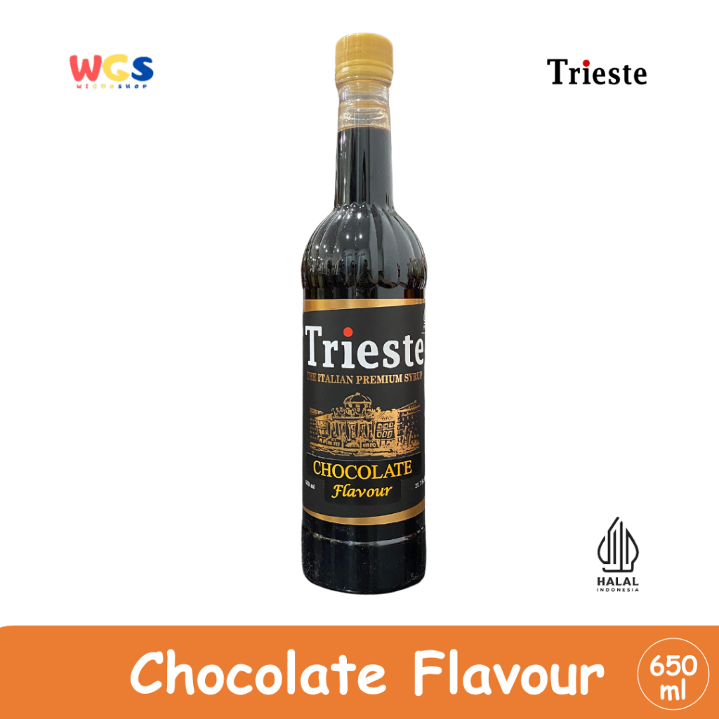 Jual Trieste Syrup Premium Chocolate Flavour 650ml – Sirup Cokelat ...