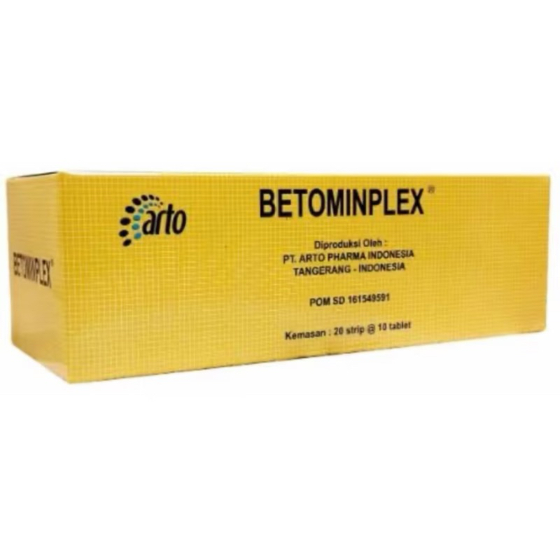 Jual BETOMINPLEX VITAMIN B COMPLEX + B12 - BOX | Shopee Indonesia