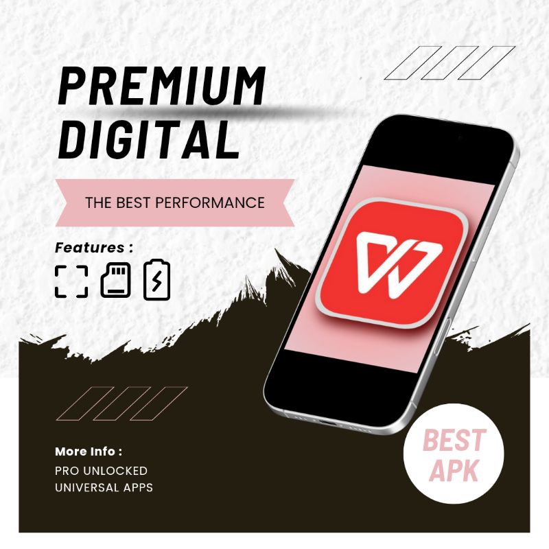 Jual WPS Office PDF Word Sheet PPT Premium Digital The Best Performance ...