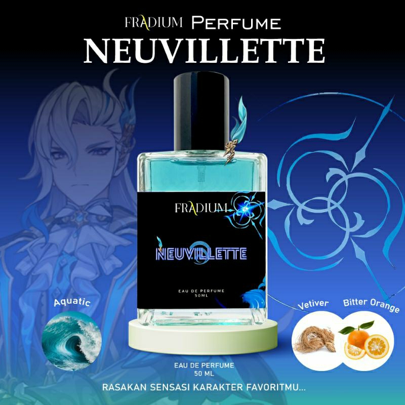 Jual Perfume/Parfum Neuvillette Genshin Impact Fradium 50ml | Shopee ...