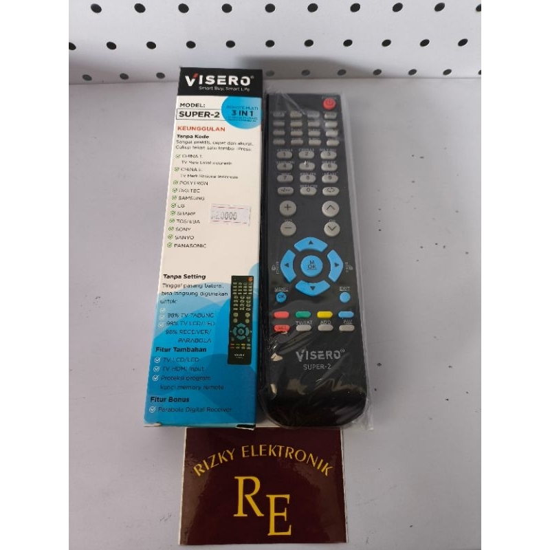 Jual Remote visero model super 2 | Shopee Indonesia