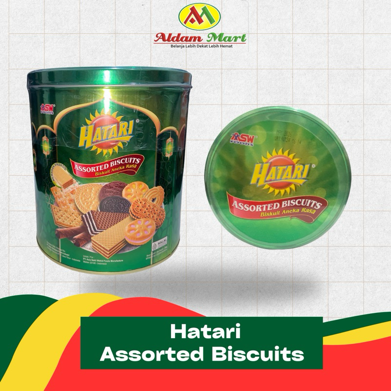 Jual A.M/ HATARI Assorted Biscuits Aneka Rasa 300g ASW FOODS | Shopee ...