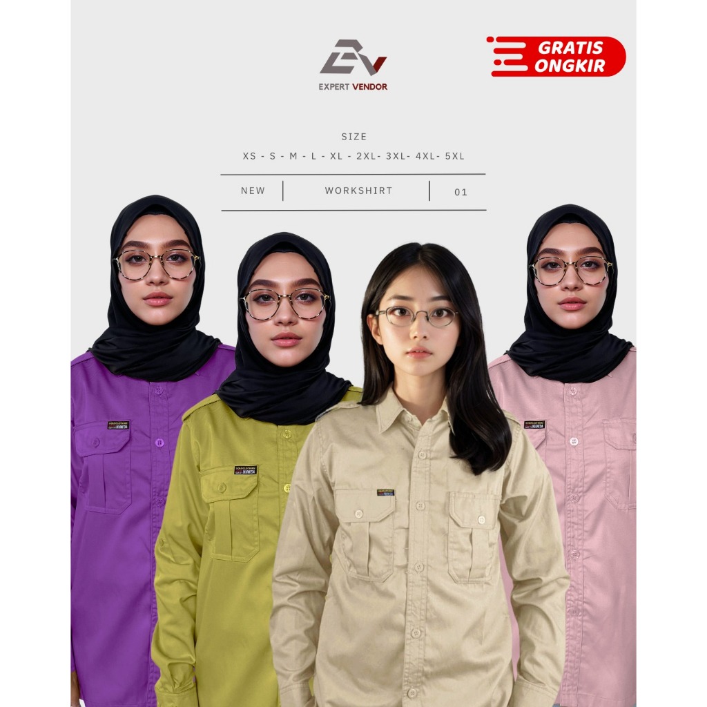 Jual BAJU POLOS BASIC / Kemeja Lapangan/ Outdoor / PDL/ PDH Panjang ...