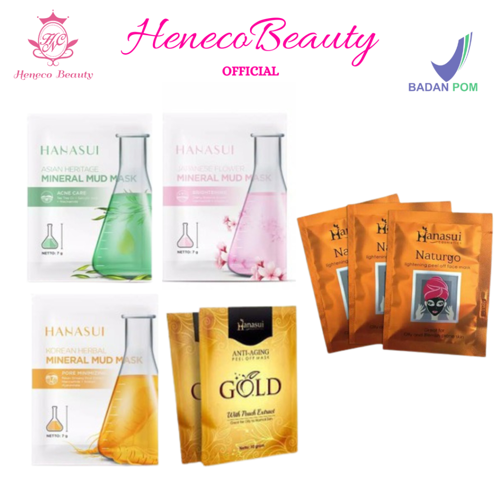 Jual HANASUI Naturgo Anti Aging Peel Off Mask Black - Gold Masker ...