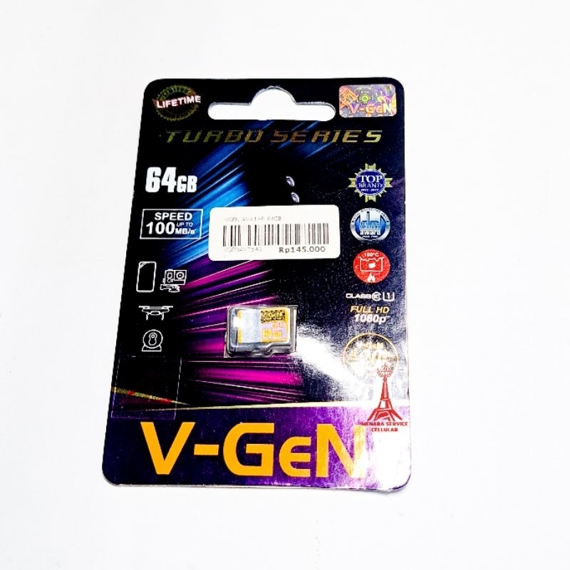 Jual V-gen Turbo Series 64 GB Speed 100 MB/s | Shopee Indonesia