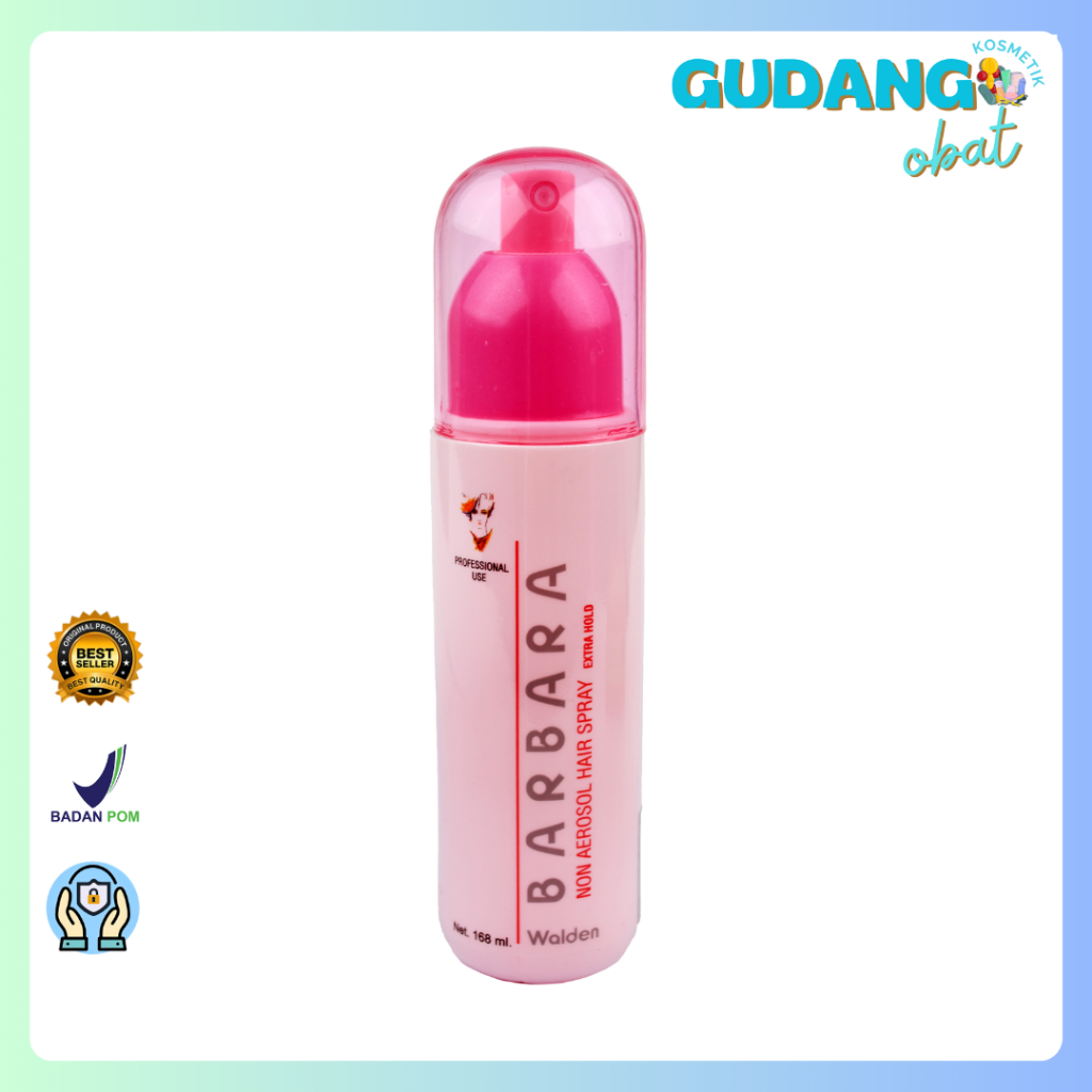 Jual Barbara Non Aerosol Hair Spray Pink 168 Ml | Shopee Indonesia