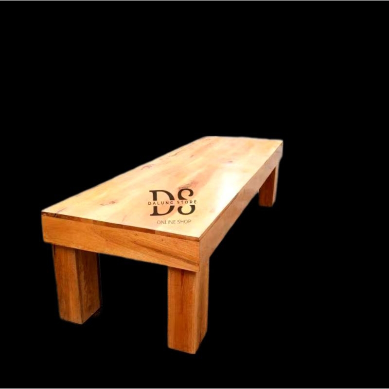 Jual meja kayu lesehan 100x40x70 2 tingkat full kayu dua susun meja ...