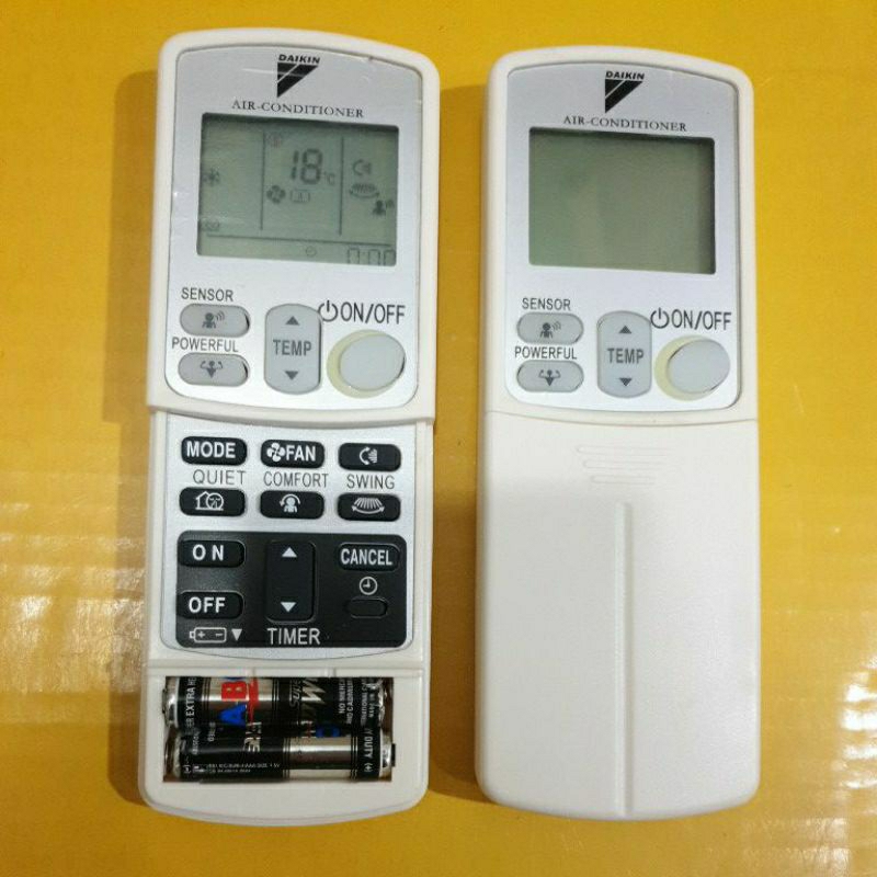 Jual REMOTE AC DAIKIN SENSOR POWERFULL ASLI ORIGINAL | Shopee Indonesia